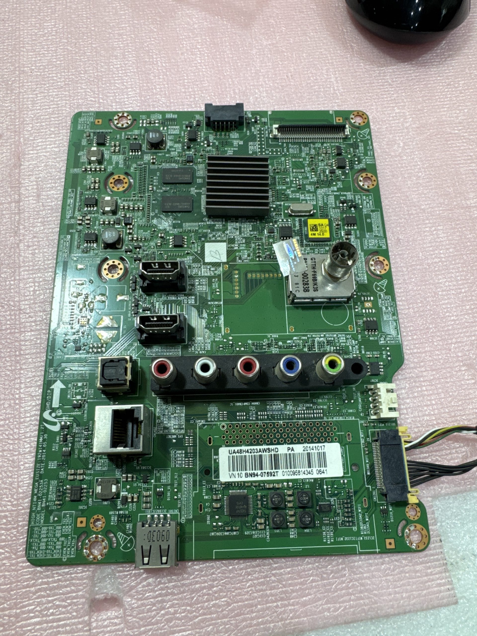 مین برد سامسونگ مدل UA48H4865 - فروشگاه قطعات تلویزیون آریا تی وی
