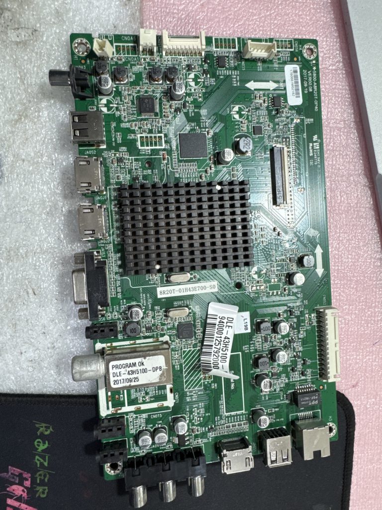 مین برد تلویزیون دوو مدل DLE43H5100 - فروشگاه قطعات تلویزیون آریا تی وی